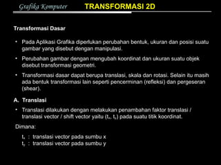 transformasi sederhana kelas 12 semoga bermanfaat | PPT