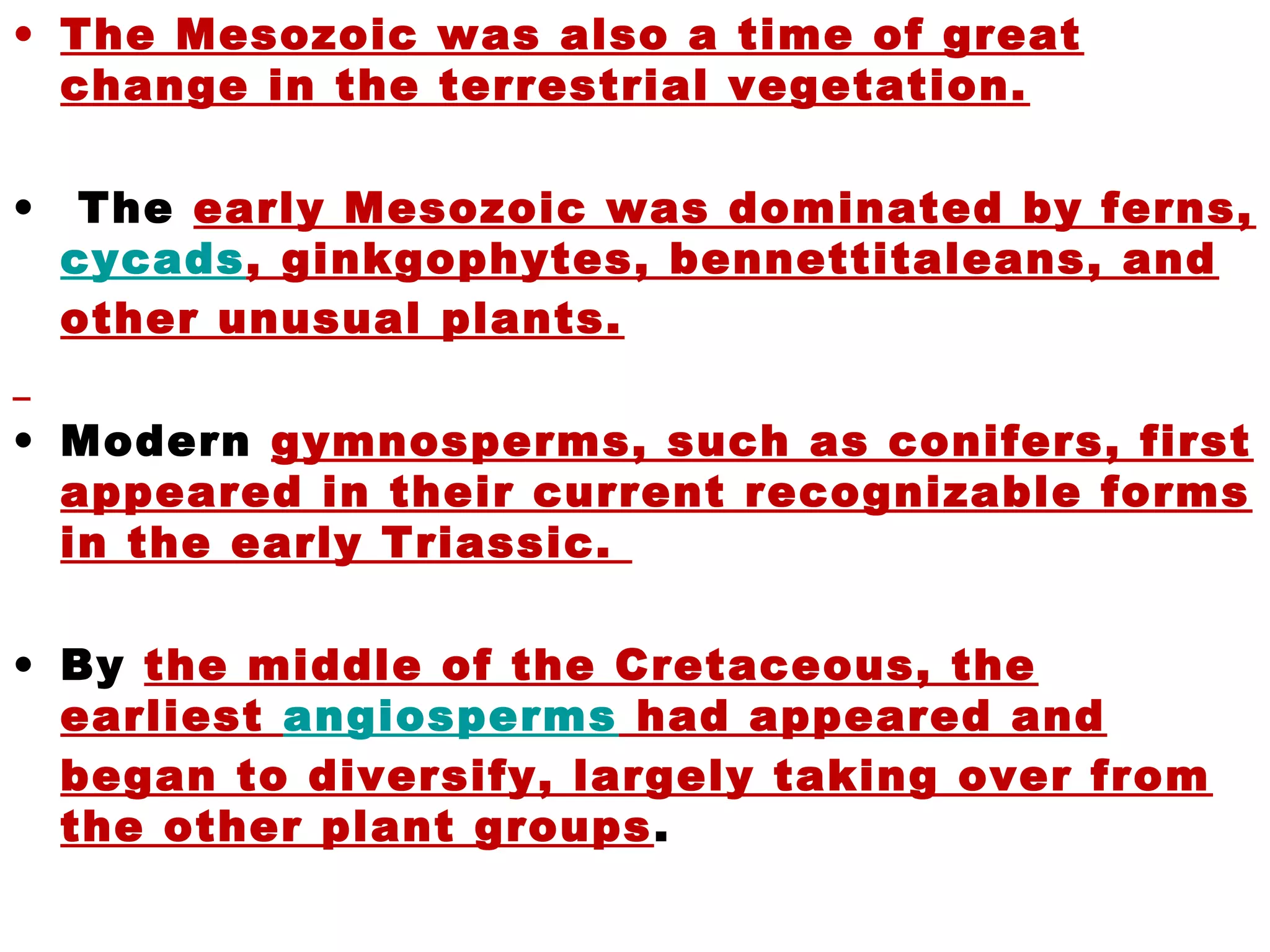Triassic-Jurassic Periods | PPT