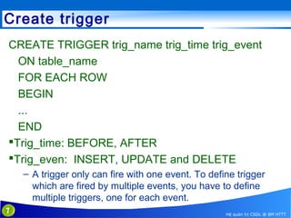 4 trigger | PPT