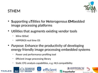 HiPEAC 2019 Tutorial - Sthem overview | PPT