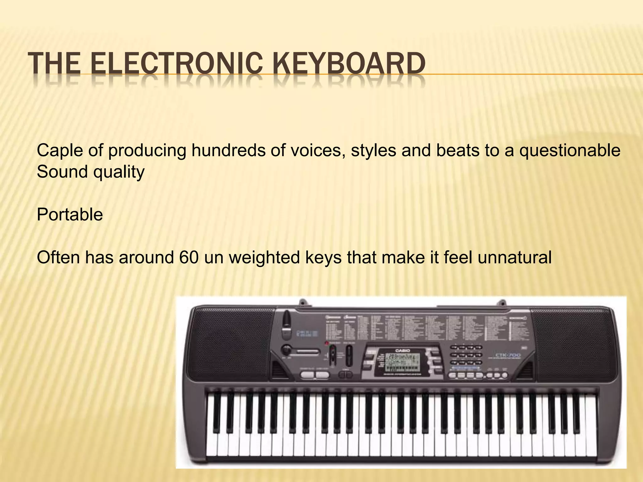 4 types-of-keyboard-instruments | PPTX