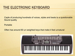 4 types-of-keyboard-instruments | PPTX