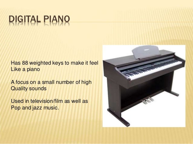 4 Types Of Keyboard Instruments