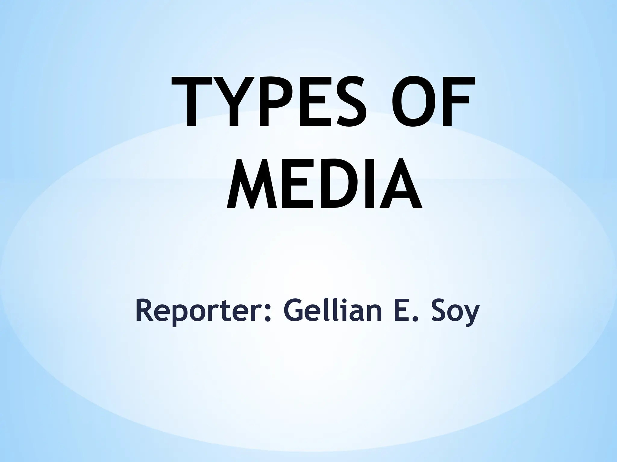 The types of media print, broadcast, new media | PPTX
