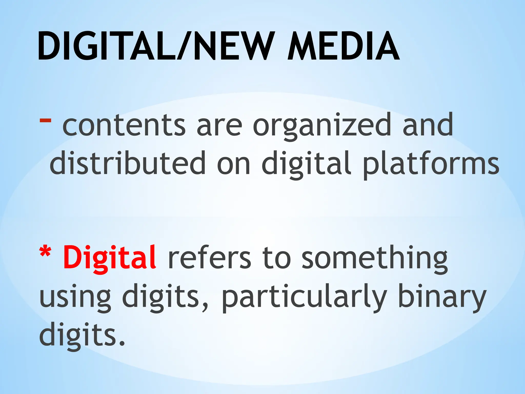 The types of media print, broadcast, new media | PPTX