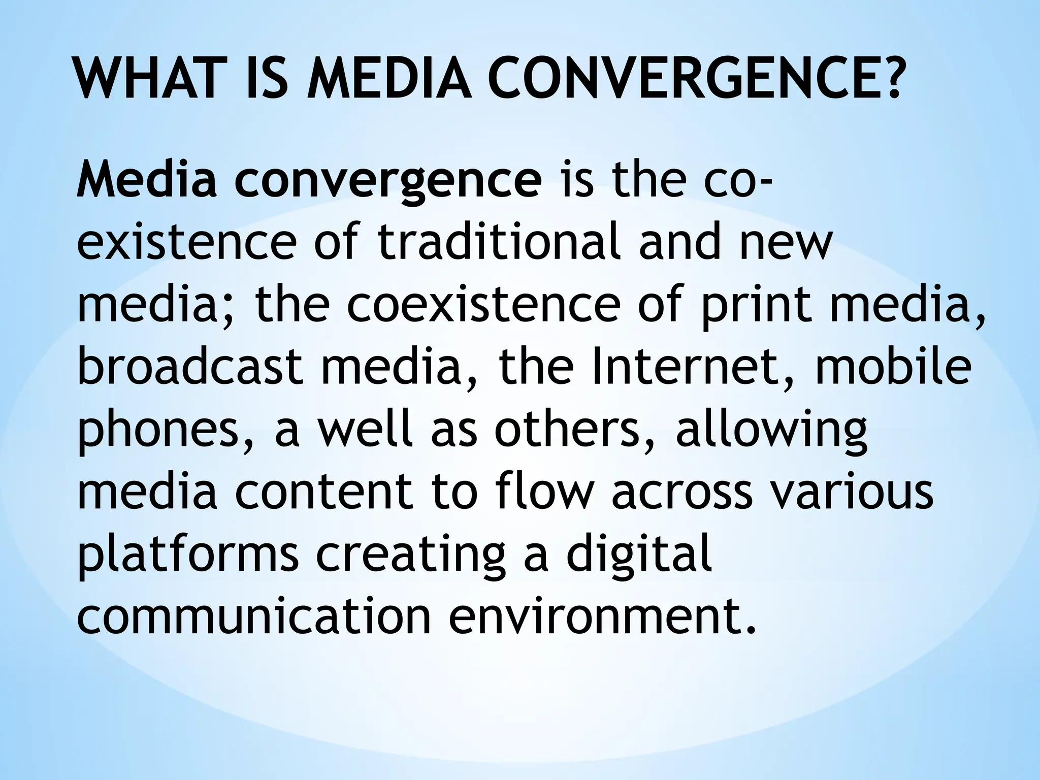 The types of media print, broadcast, new media | PPTX