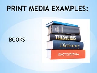 The types of media print, broadcast, new media | PPTX