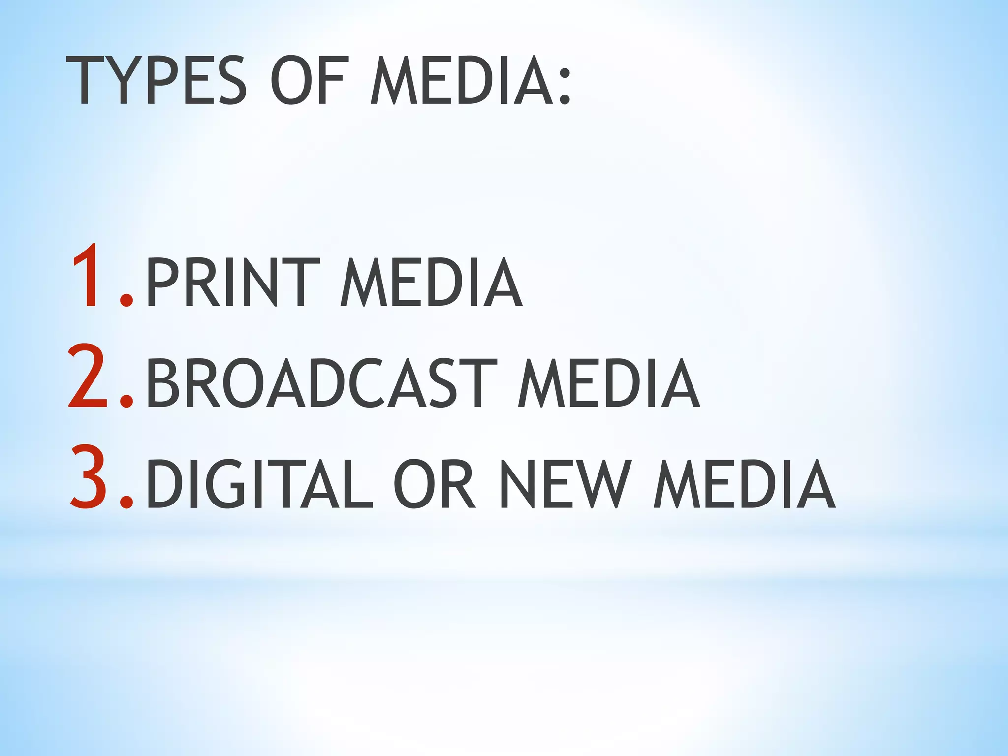 Types of Media - Media and Information Literacy (MIL) | PPTX
