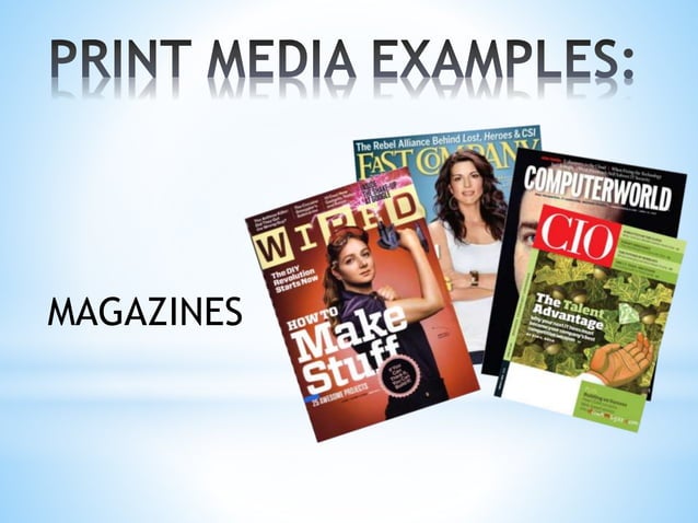 Types of Media - Media and Information Literacy (MIL) | PPTX