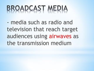 Types of Media - Media and Information Literacy (MIL) | PPTX