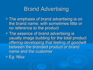4 types of ad campaign | PPT