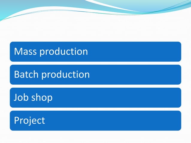 4.types of manufacturing system and layouts | PPTX | Manufacturing ...