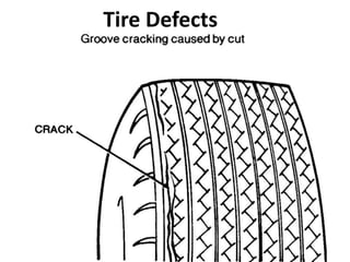 4 tyre pressure and defects | PPTX