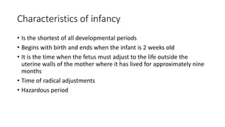 Human growth and Development -infancy.pptx | Pregnancy | Reproductive ...