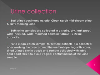 4 - Urine as a Sample. pdf | PPT