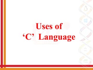 Uses of C language | PDF
