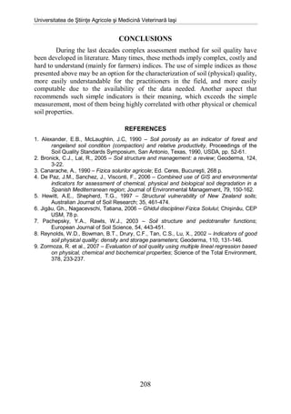 4. vasiliniuc i., patriche c. evaluation of soil physical quality using simple indicators | PDF ...
