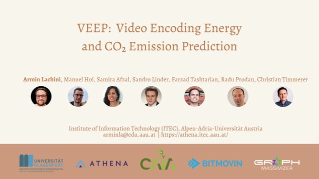 VEEP: Video Encoding Energy and CO₂ Emission Prediction | PDF