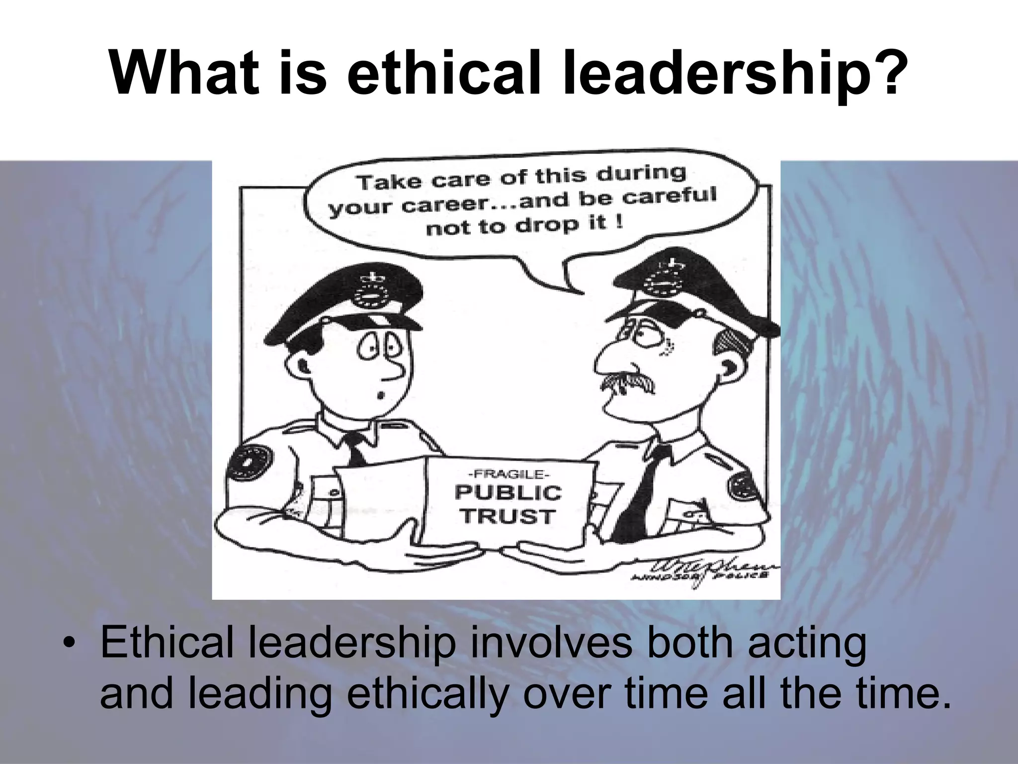 Vision And Ethical Leadership-TRAINING | PPT