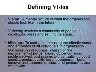 Vision And Ethical Leadership-TRAINING | PPT