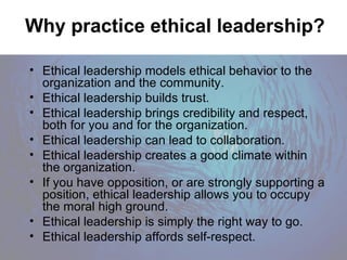 Vision And Ethical Leadership-TRAINING | PPT
