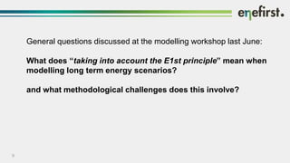 Enefirst: Making the Efficiency First (E1st) principle operational | PPT