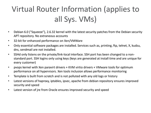 4 virtual router CloudStack Developer Day | PPT