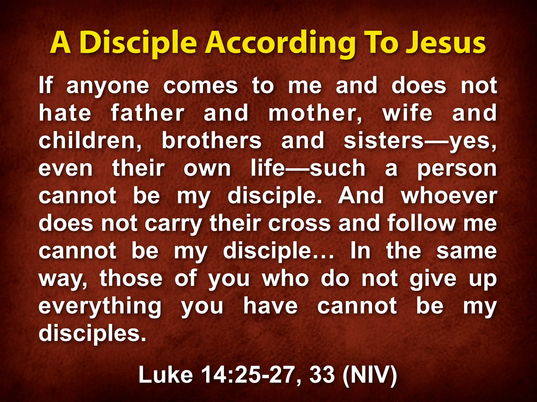 4. What Does It Mean to be a Disciple of Jesus? | PDF | Christianity ...