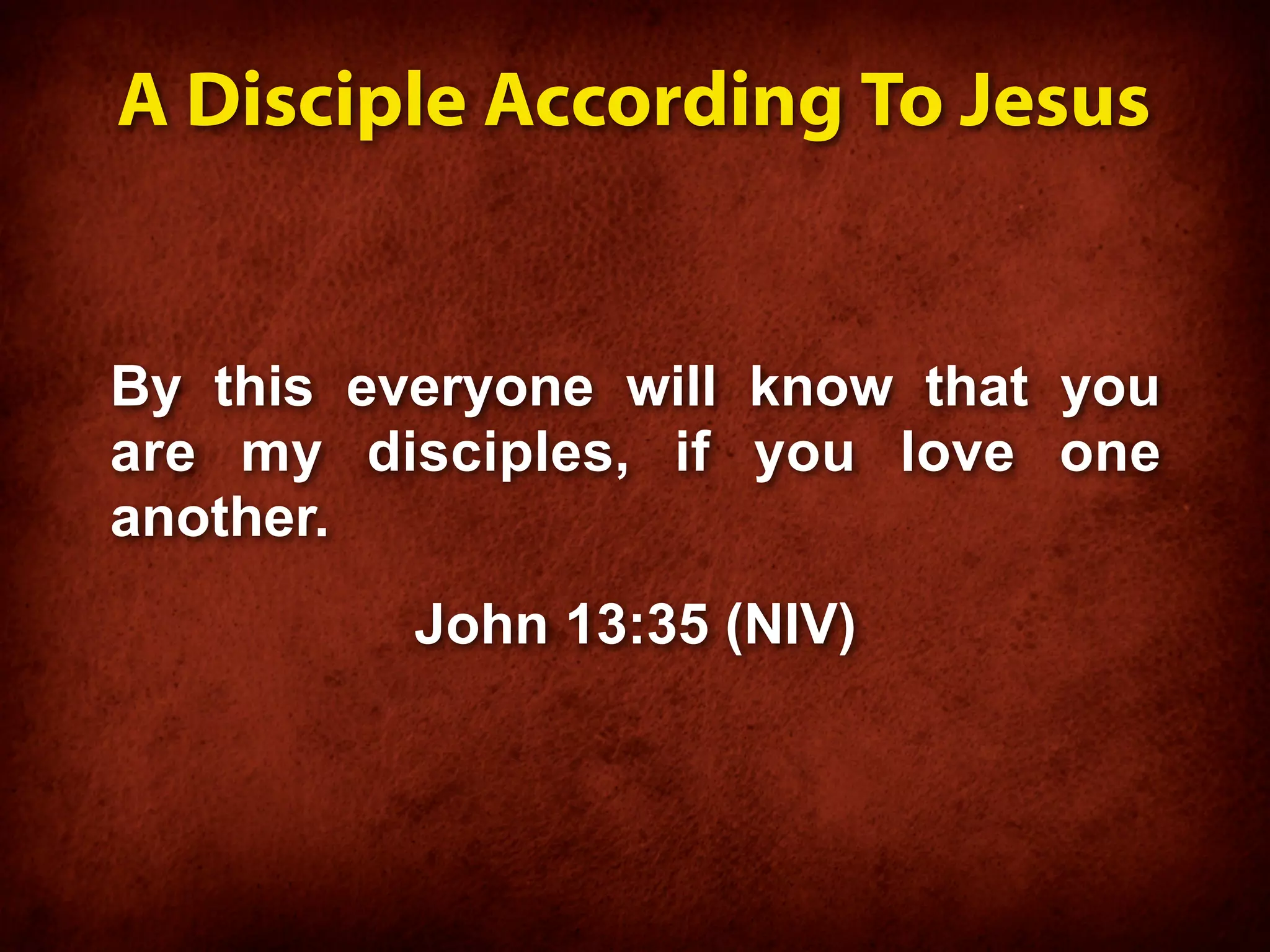 4. What Does It Mean to be a Disciple of Jesus? | PDF