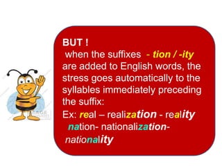 4. word stress | PPTX