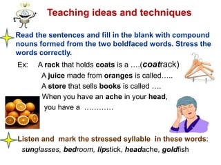 4. word stress | PPTX