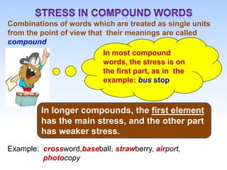 4. word stress | PPTX