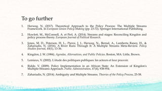 Multiple streams framework (MSF) to analyze the health social ...