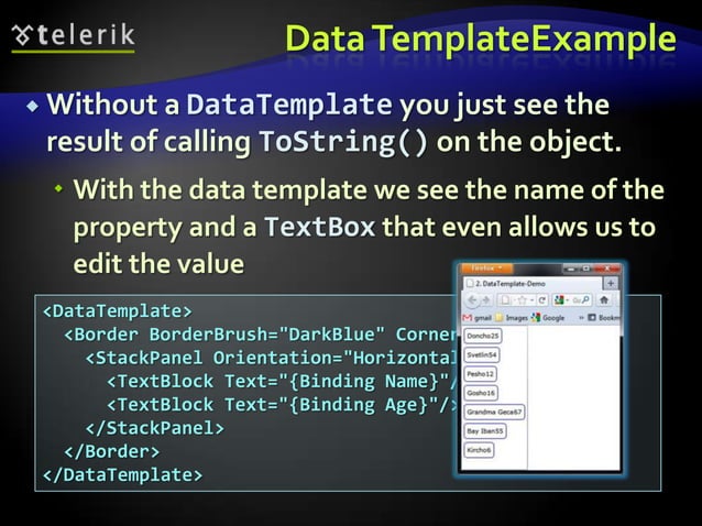 WPF Templating and Styling | PPT