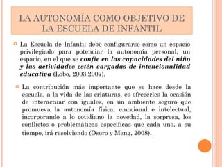 (40) El centro de educación infantil como ámbito privilegiado para ...