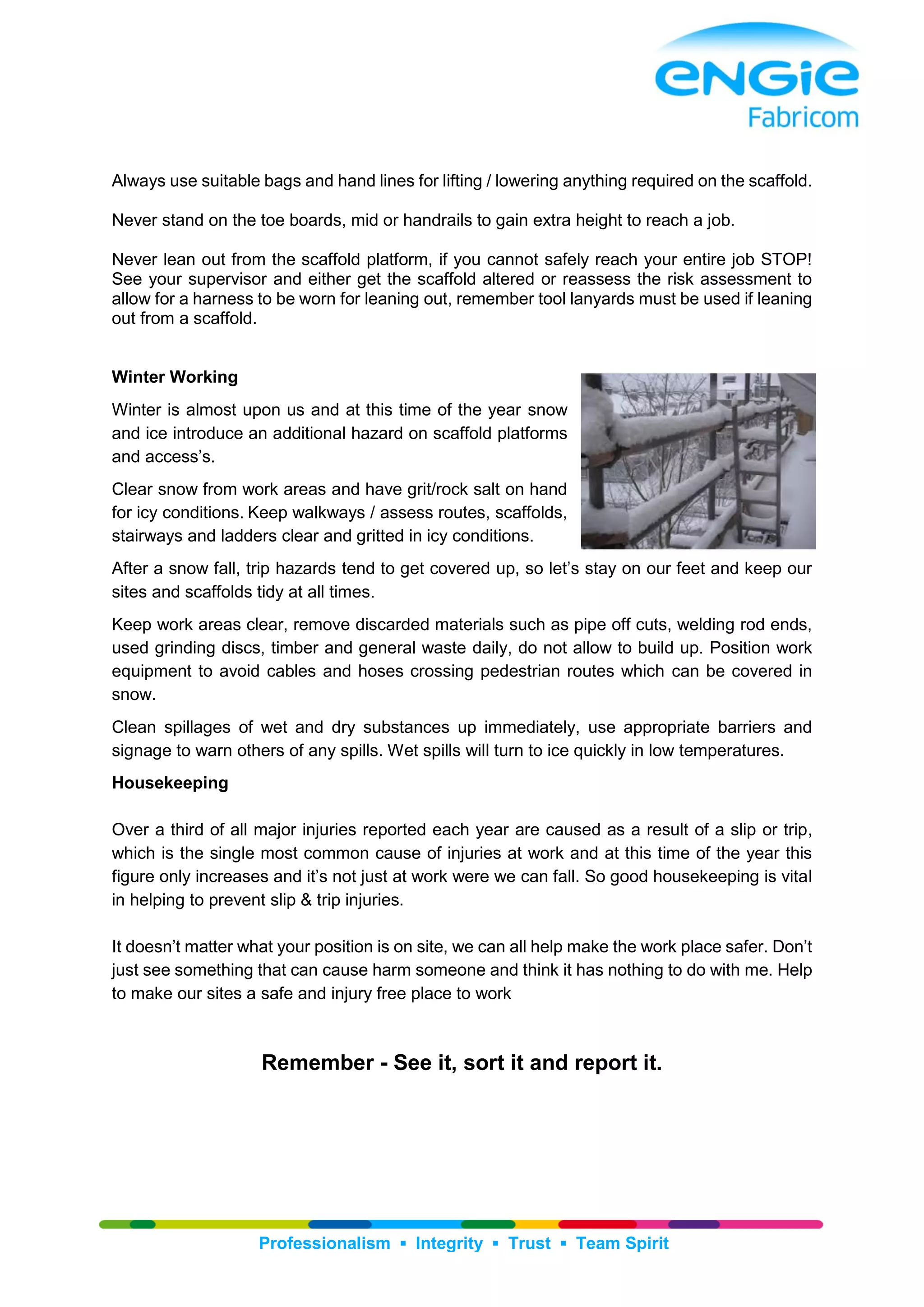 40. work at height scaffold | PDF