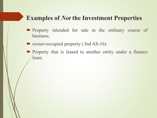 Ind AS 40 : Investment Property | PPTX | Real Estate Renting and ...
