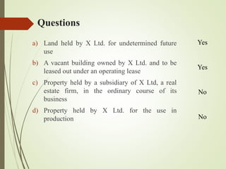 Ind AS 40 : Investment Property | PPTX
