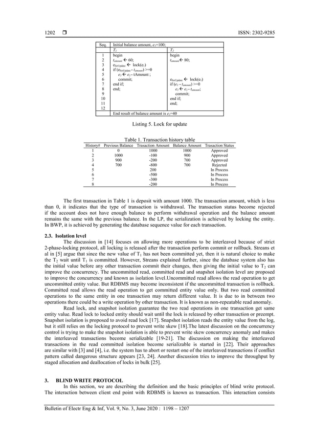 Basic principles of blind write protocol | PDF
