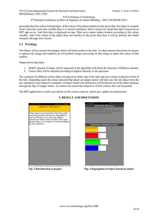 IOT based Automatic Colour Sorting Machine | PDF