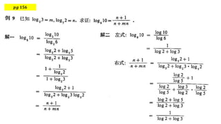 SUEC 高中 Adv Maths (Change of Base Rule).pptx