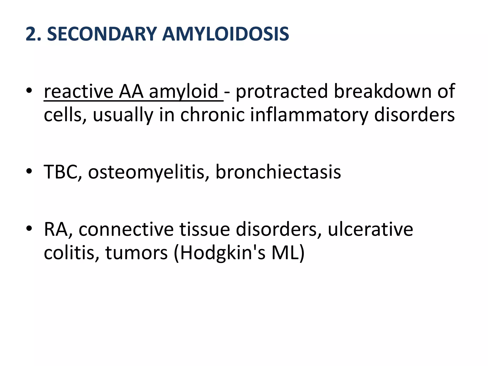 40. AMYLOIDOSIS.ppt | Free Download