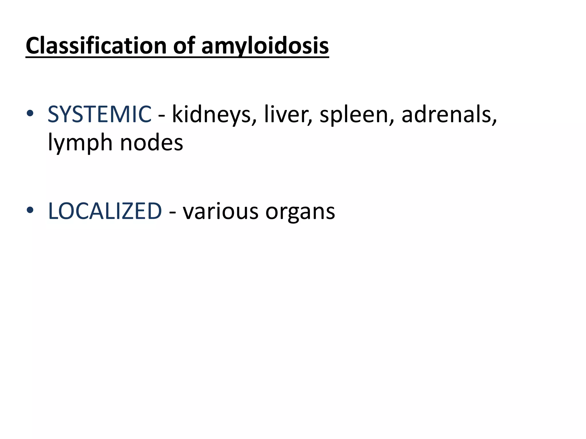 40. AMYLOIDOSIS.ppt | Free Download