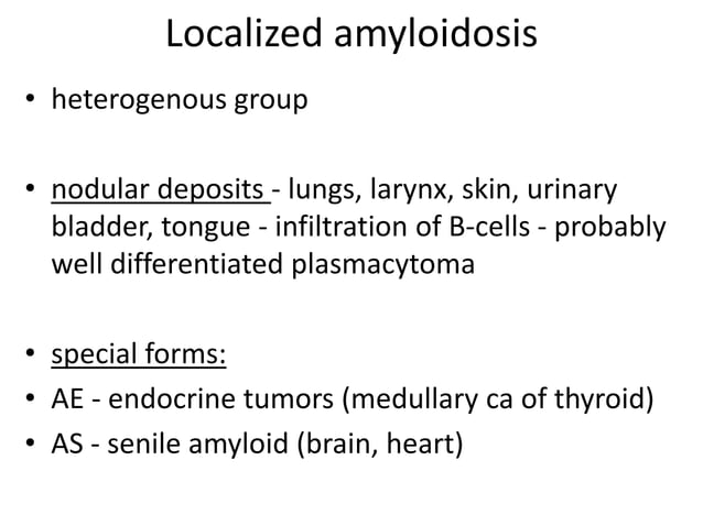 40. AMYLOIDOSIS.ppt | Free Download