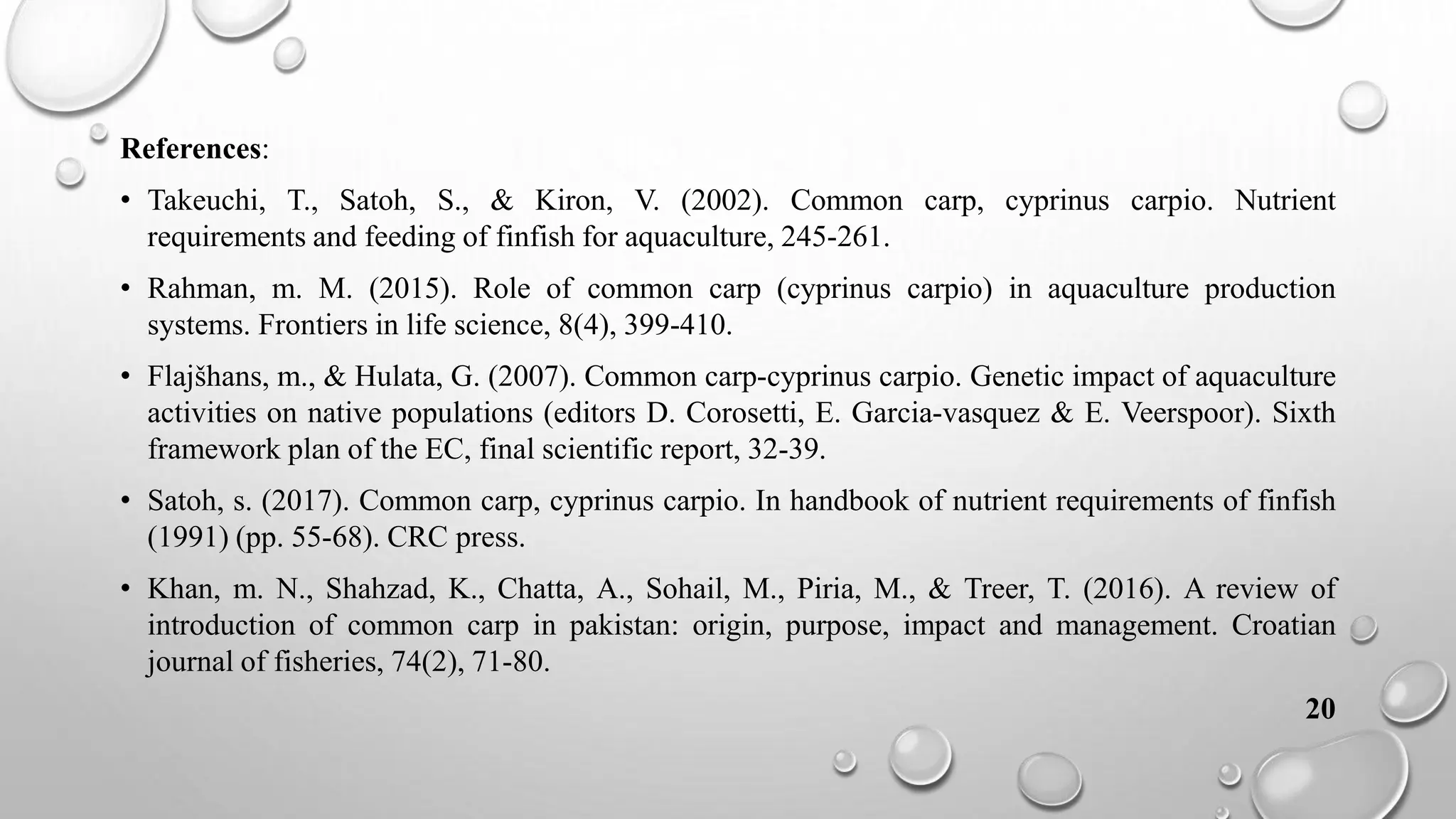 Common carp introduction & Morphology and its behaviour characteristics ...