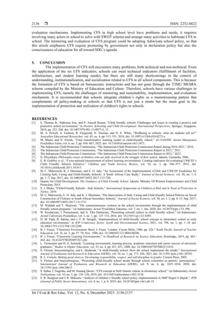 Challenges of implementing child-friendly school model in Surakarta ...