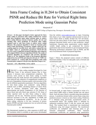 Intra Frame Coding in H.264 to Obtain Consistent PSNR and Reduce Bit Rate for Vertical Right ...