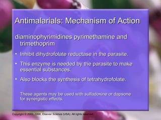 Anti-malarial,antiprotozoal,and antihelmintic agents | PPS