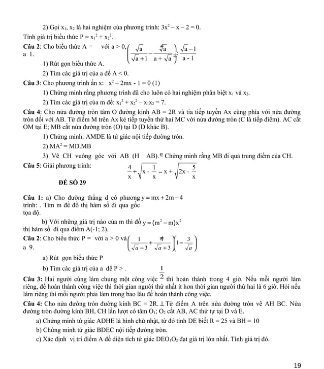 40 de-thi-toan-vao-10-chon-loc | PDF
