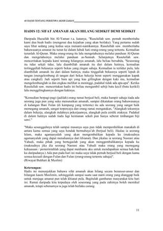 40 hadis-tentang-peristiwa-akhir-zaman | PDF